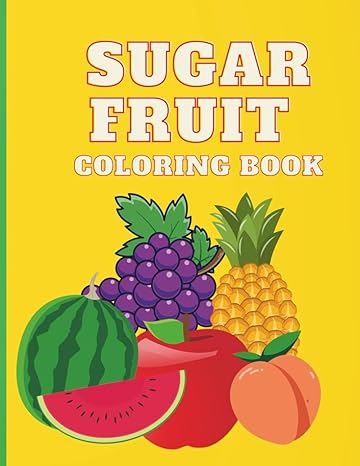 Amazon.com: fruit coloring book for children 3-6: Fruit coloring book ...