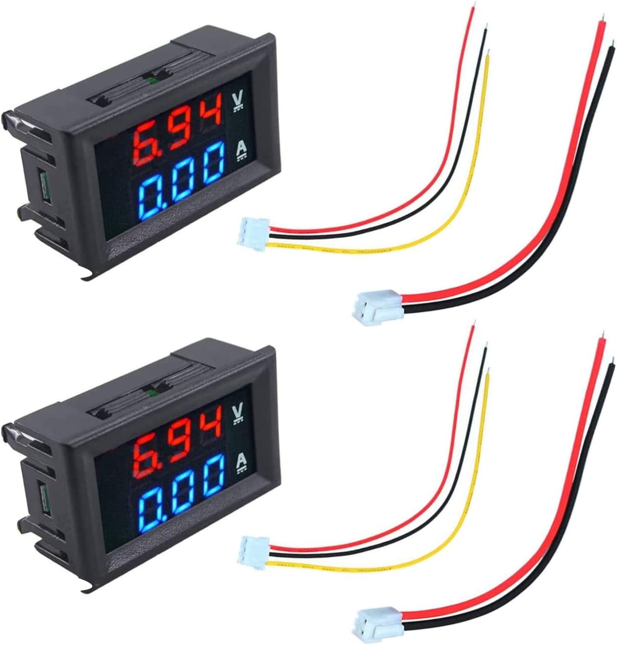 KeeYees 2 Stück 0,28 "Voltmeter Amperemeter Modul mit LED Display DC 0 ...