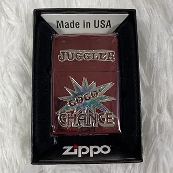 Amazon.co.jp: ZIPPO Zippo Juggler Jler Red with Box : Clothing, Shoes ...