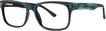 Amazon.com: MODERN TIMES Element Unisex Eyeglasses Frames - Denim Blue ...