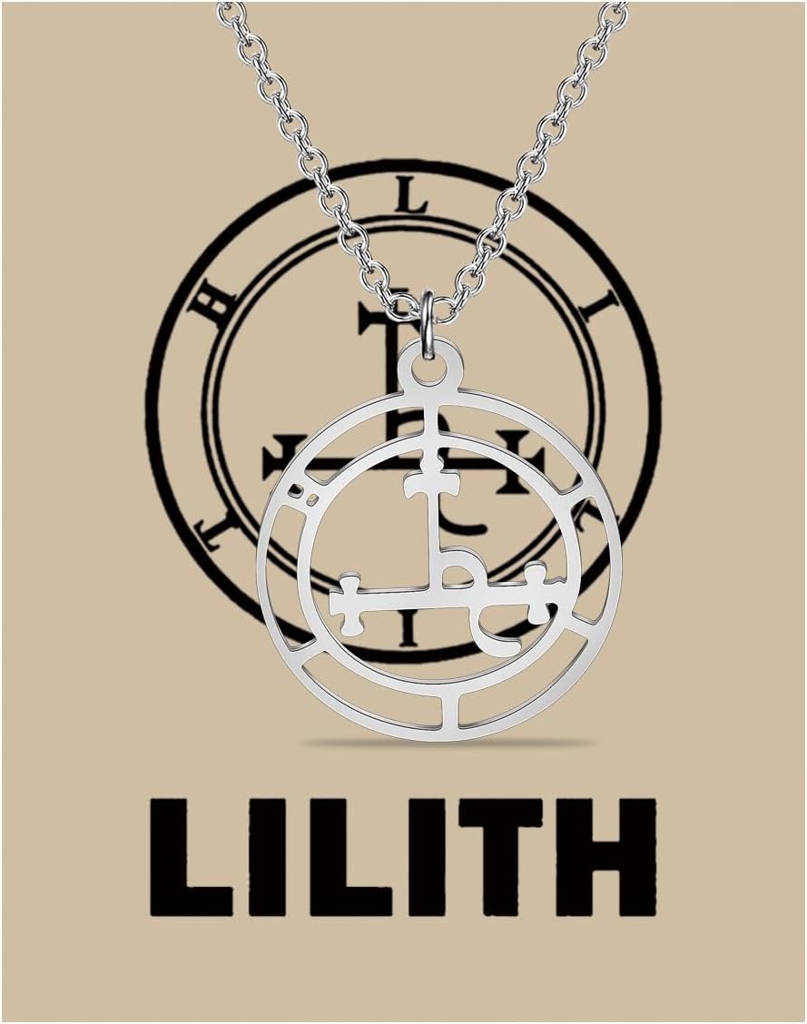 Amazon.com: Lywjyb Birdgot Sigil of Lilith Necklace Seal Lilith Jewelry ...