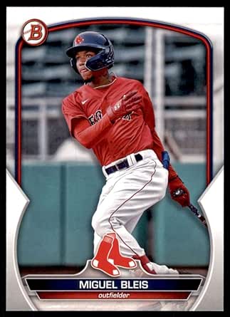 Amazon.com: 2023 BOWMAN PROSPECTS #BP-106 MIGUEL BLEIS BOSTON RED SOX ...