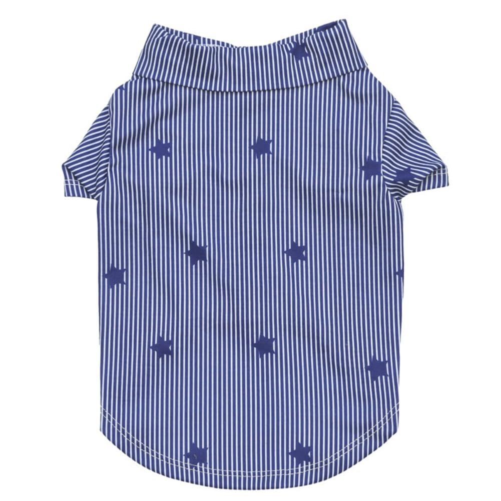 Amazon.com : Tangpan Stipes Tropical Print Pet Dog Shirt Puppy Summer ...