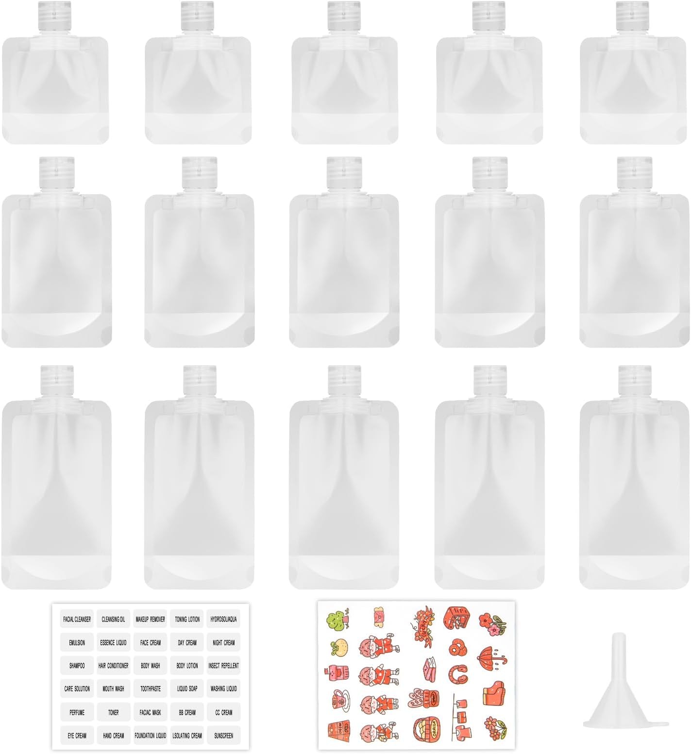 Amazon.com: SEQUHITKU 17 Pack Travel Pouches for Toiletries,TSA ...