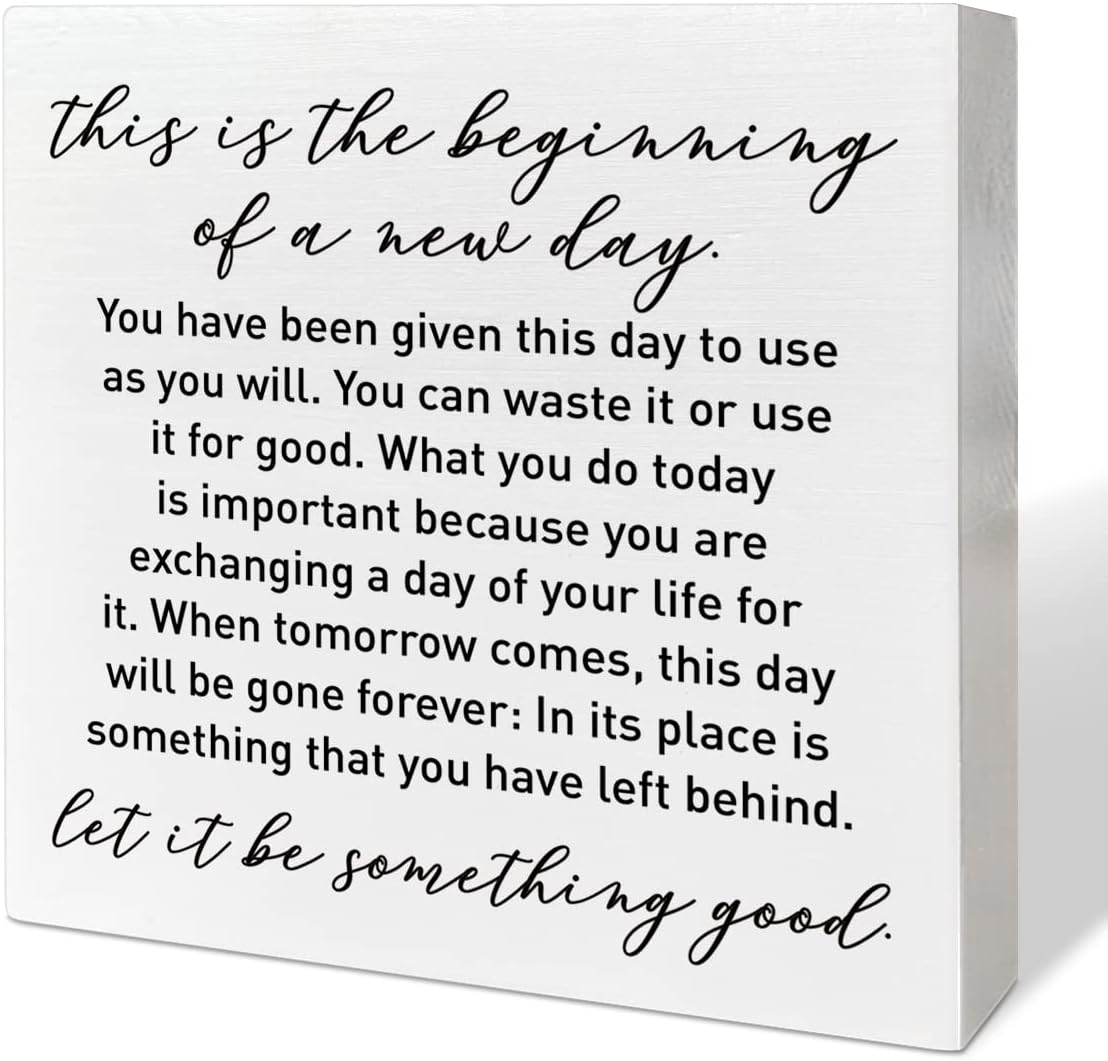 Amazon.com: Home Office Desk Wooden Box Sign Decor, This Is The ...