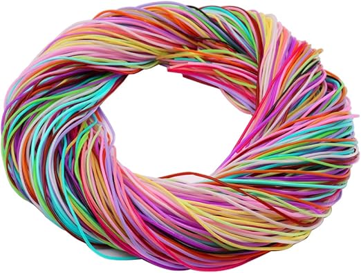 200 PCS Scoubidou Strings,Plastic Lacing Strings,Scoobies Strings Kit ...