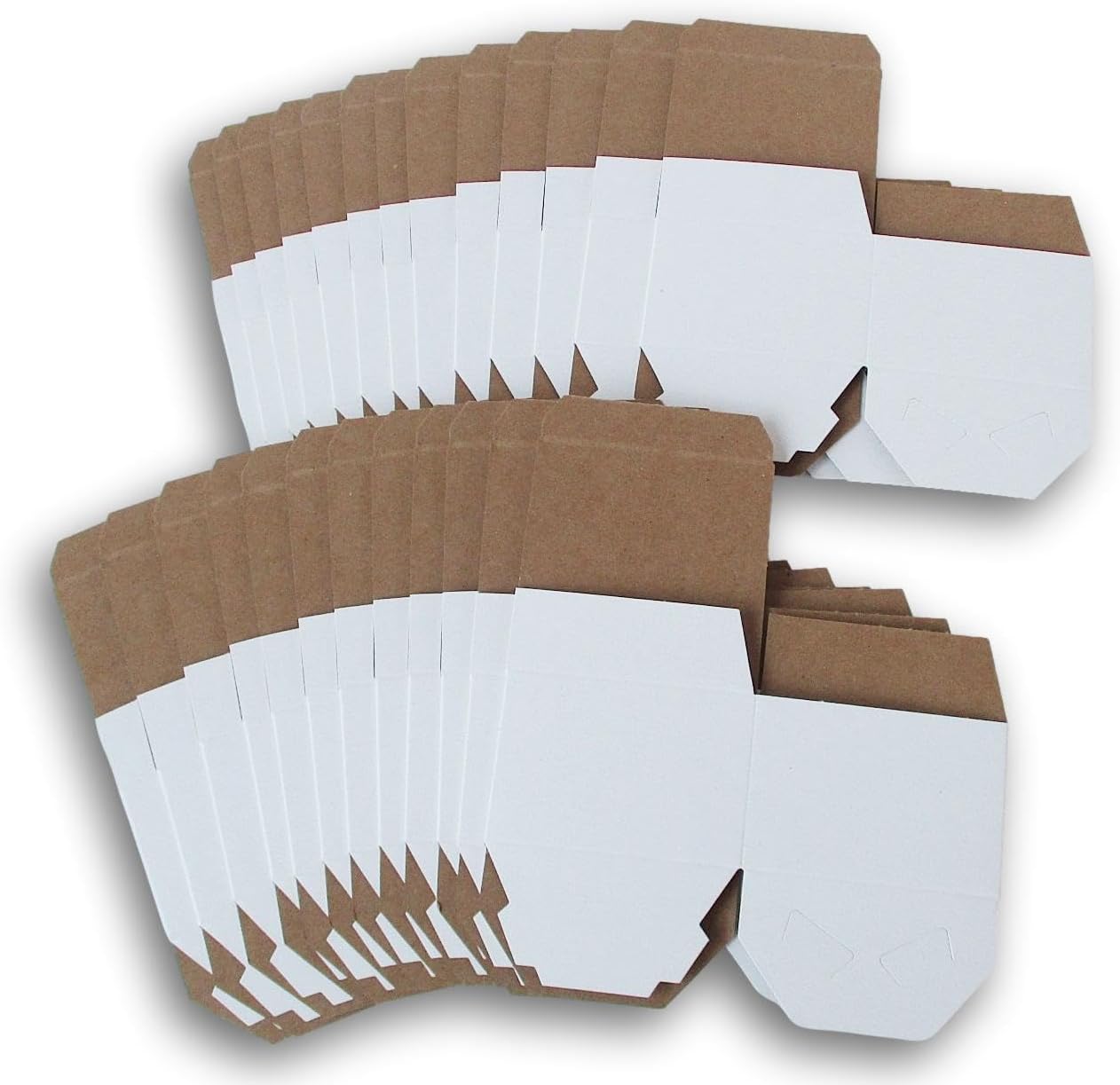 Amazon.com: Craft Supply White Gloss Bulk Gift Boxes - 25 Count (3 x 3 ...