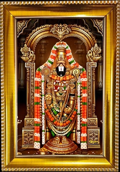 God Tirupati Balaji Photo Frame,Lord Venkateswara Photo frame,small ...