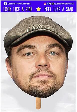 Amazon.com: Leonardo DiCaprio Masks Celebrity Face Mask Actor On A ...