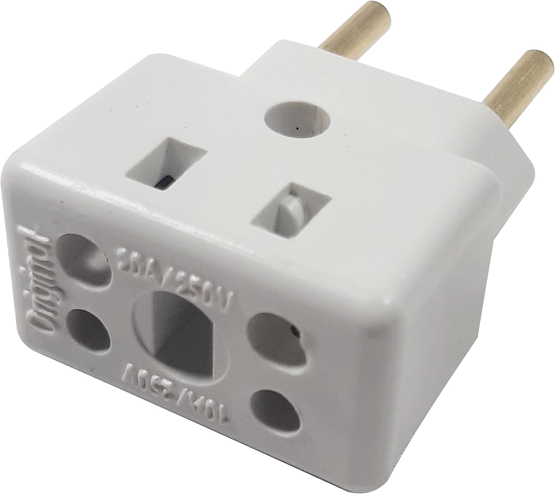 Adaptador de Tomadas Bob Esponja Benjamin 10A 20A Plug Pino Grosso ...