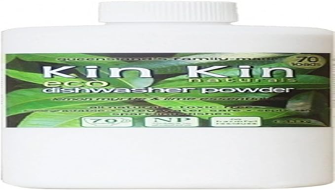 Kin Kin Naturals Lemon myrtle and Lime Essential Oil Dishwasher Powder ...