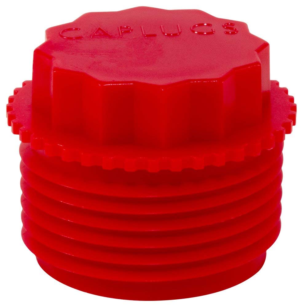 Caplugs 99191157 Plastic Threaded Plug for Pipe Fittings. P-68B, PE-HD ...