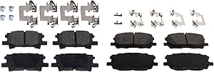 Amazon.com: Garage-Pro Front and Rear Ceramic Disc Brake Pads Set ...