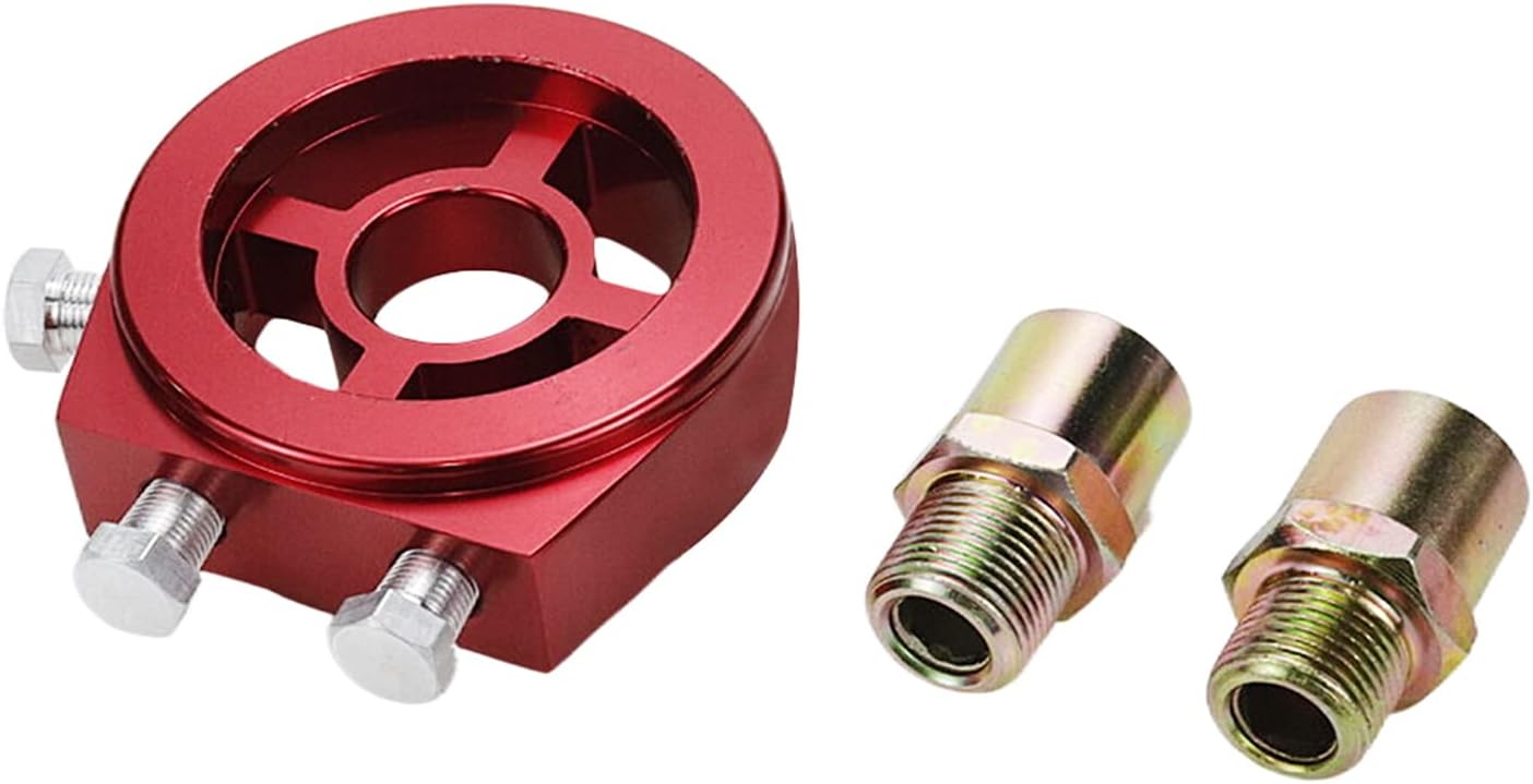 Amazon.com: Modengzhe Aluminum Oil Filter Cooler Sandwich Plate Adapter ...