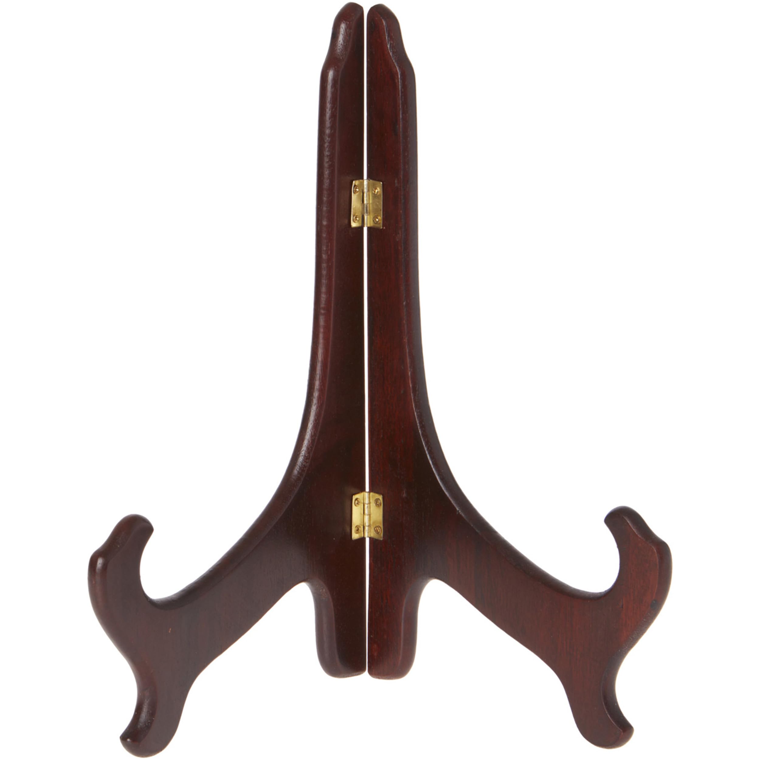 Amazon.com: Bard's Hinged Dark Wood Plate Stand, 11" H x 8.5" W x 6" D ...