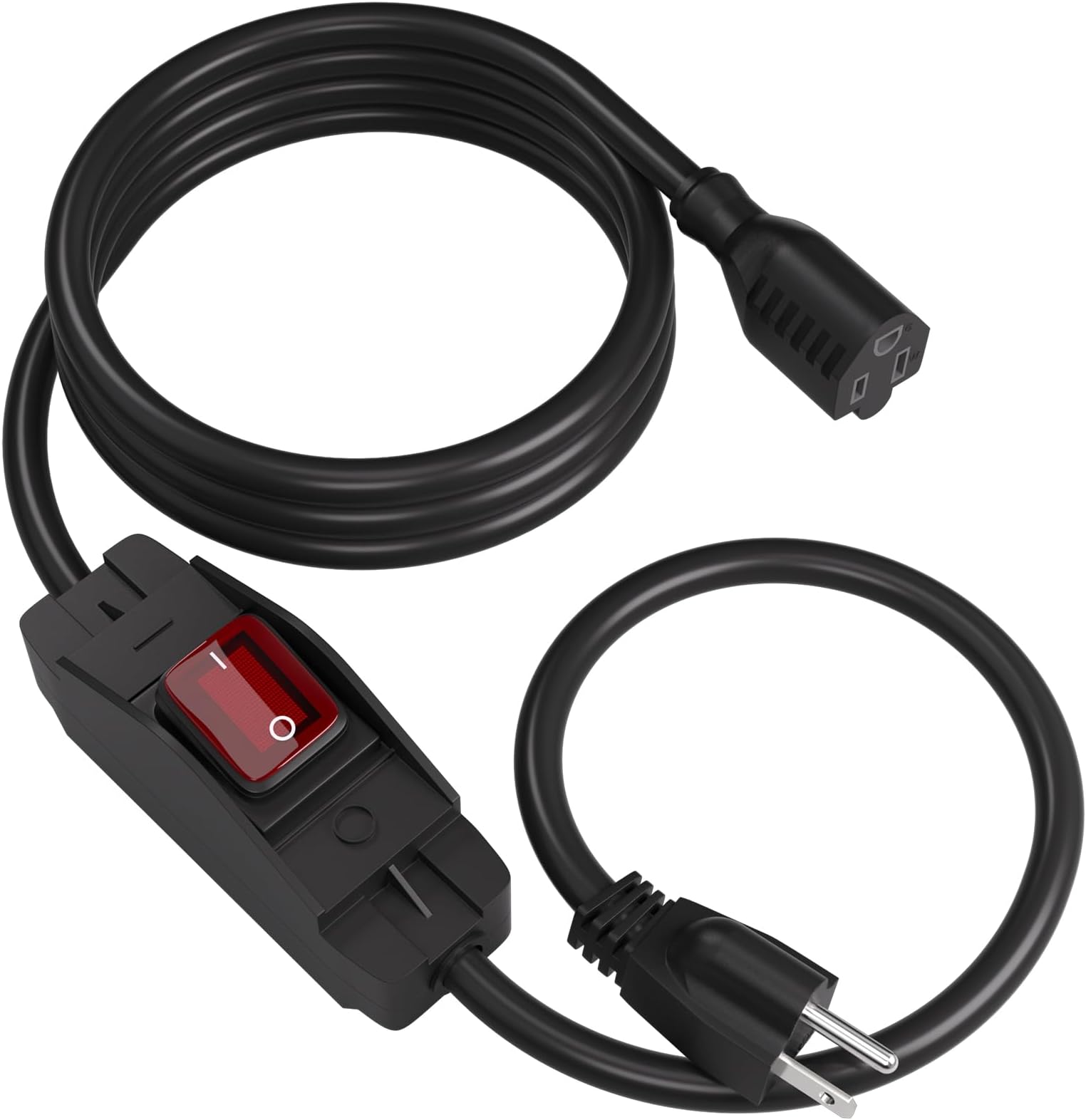 Amazon.com: STARELO Extension Cord with Waterproof Switch 3-Prong ...