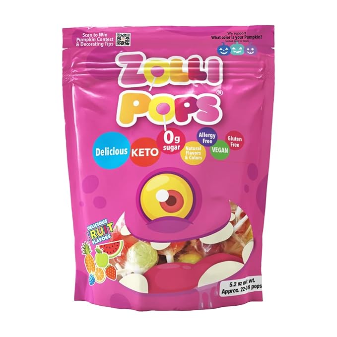 Amazon.com : Zollipops - Halloween Variety Pack - Clean Teeth Lollipops ...