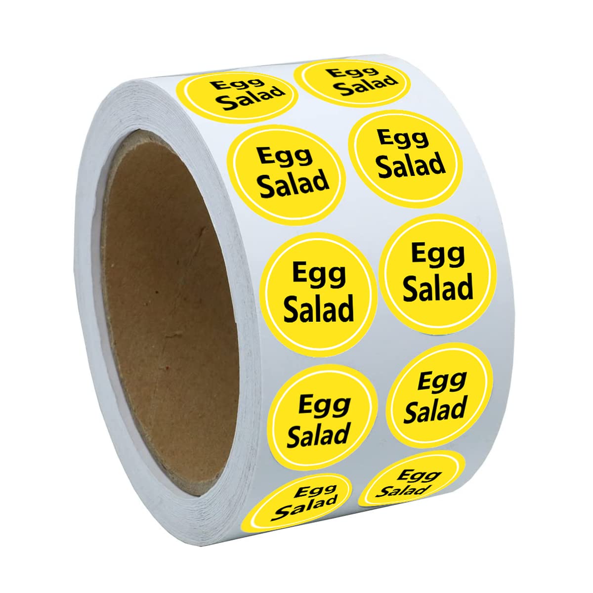 Amazon.com : Egg Salad Stickers, 1 Inch Round Circle Salad Food Labels ...