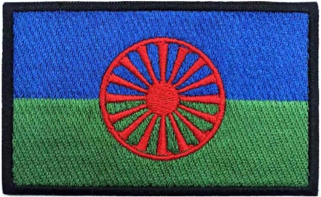Amazon.com: Romani Flag of the Roma Gypsies Gypsy Armband 3.15" Iron On ...