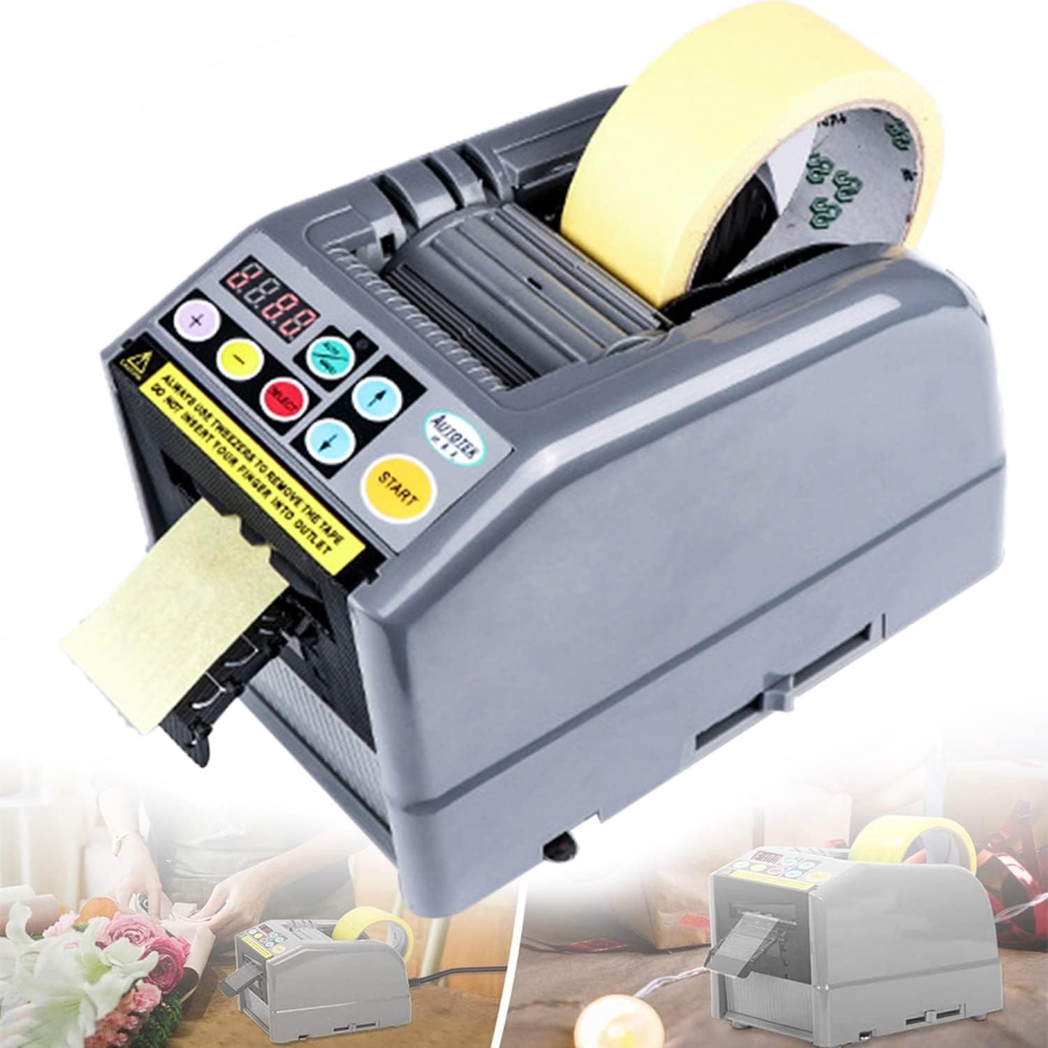 Dévidoir de ruban adhésif électrique, coupe-ruban adhésif automatique ...