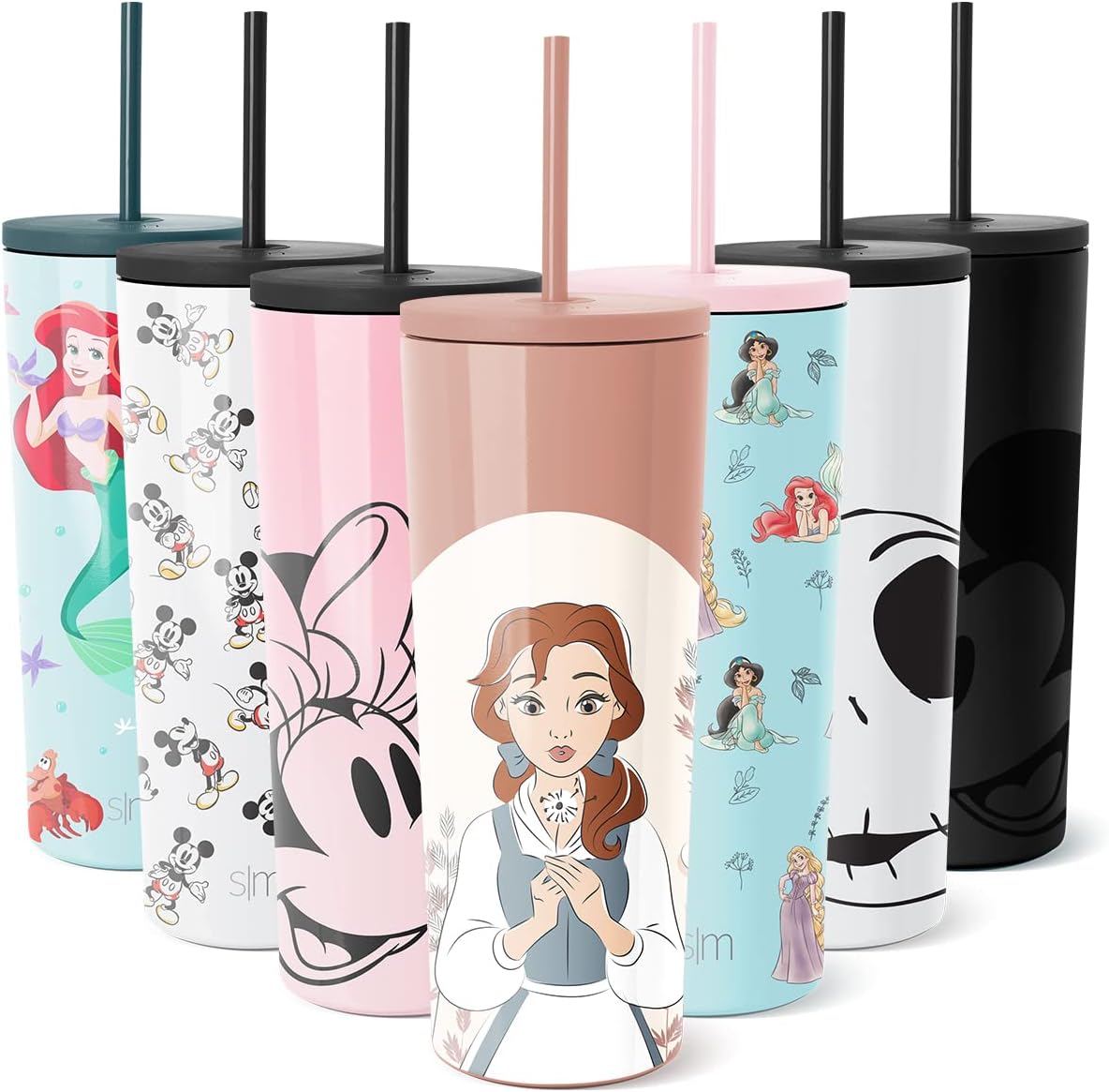 Amazon.com | Simple Modern Disney Princess Insulated Tumbler Cup with ...