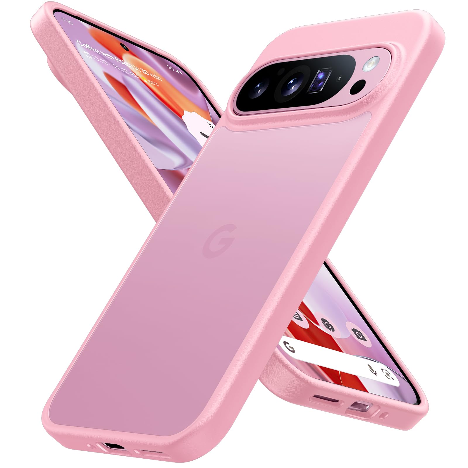 Amazon.com: JAME for Google Pixel 9 Pro XL Case, Slim Fit Translucent ...