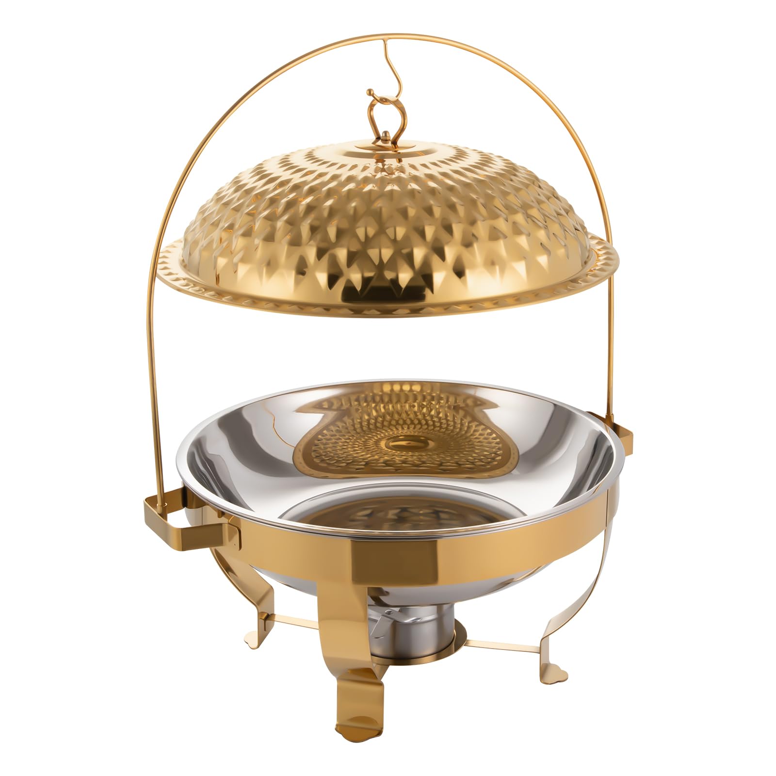 Amazon.com: 8L/8.5QT Chafing Dish Buffet Set, Round Chafing Dishes ...