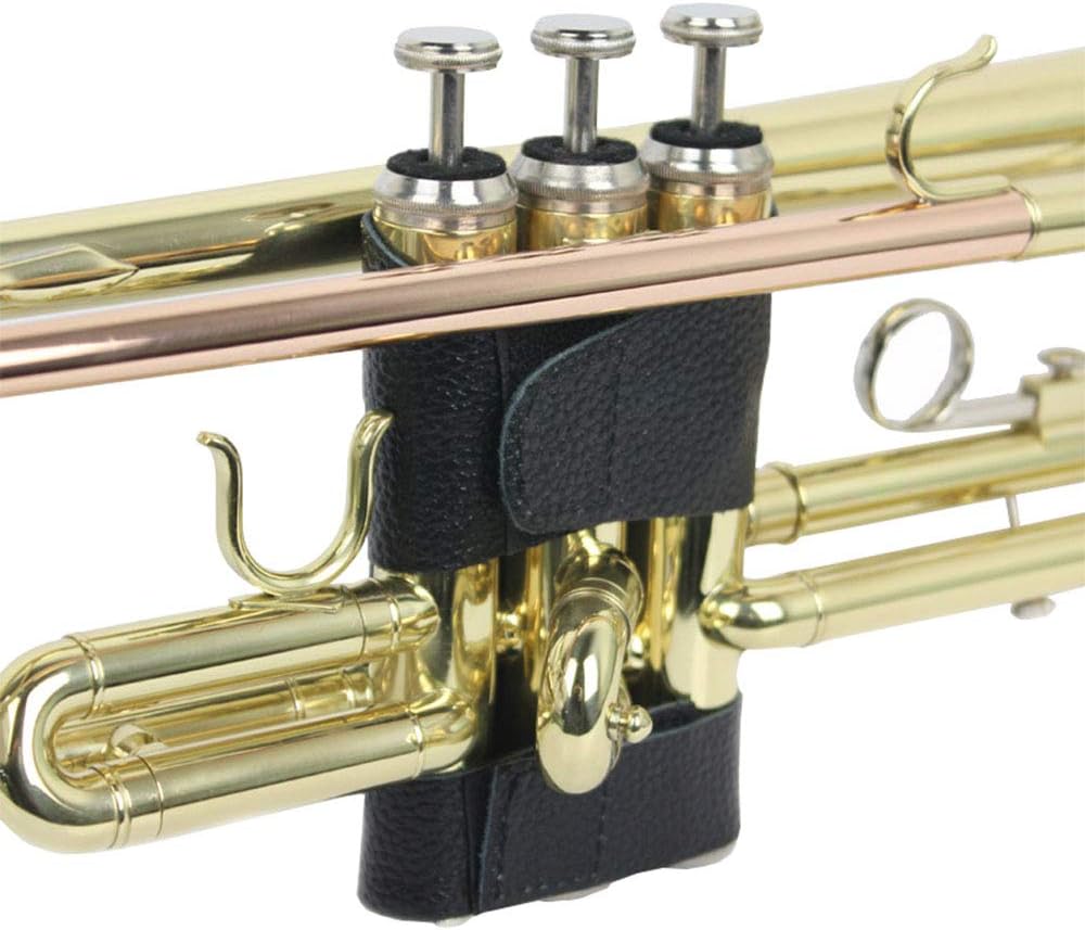 Amazon.com: MoonEmbassy Trumpet Valve guard,Genuine Leather,Leather ...