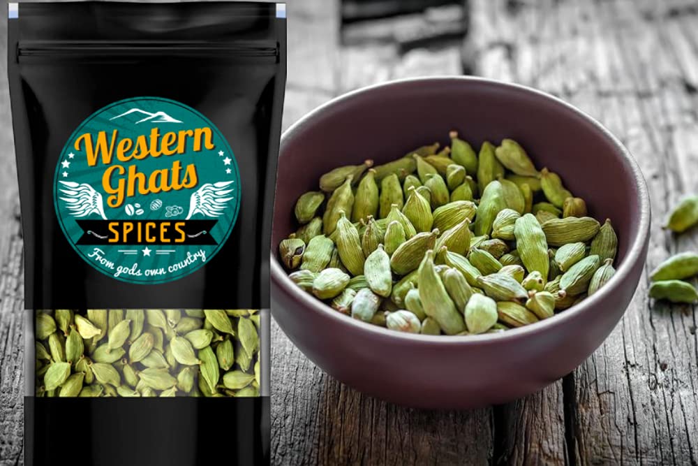 Buy Western Ghats-Kerala Whole Green Cardamom 100g Bold | Sabut Choti ...