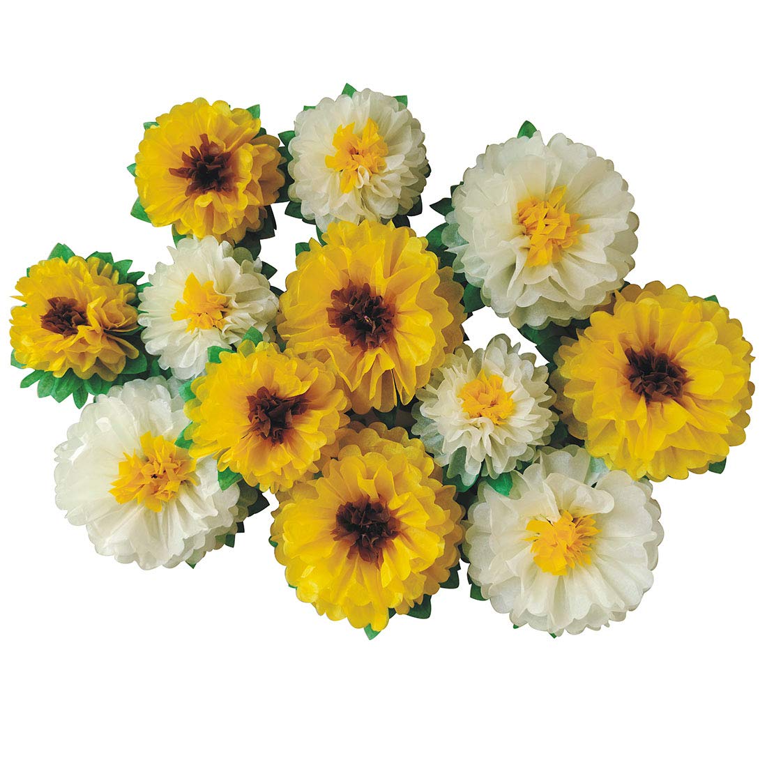 Amazon.com: Mybbshower Tissue Paper Sunflowers 11''-7'' Assorted ...