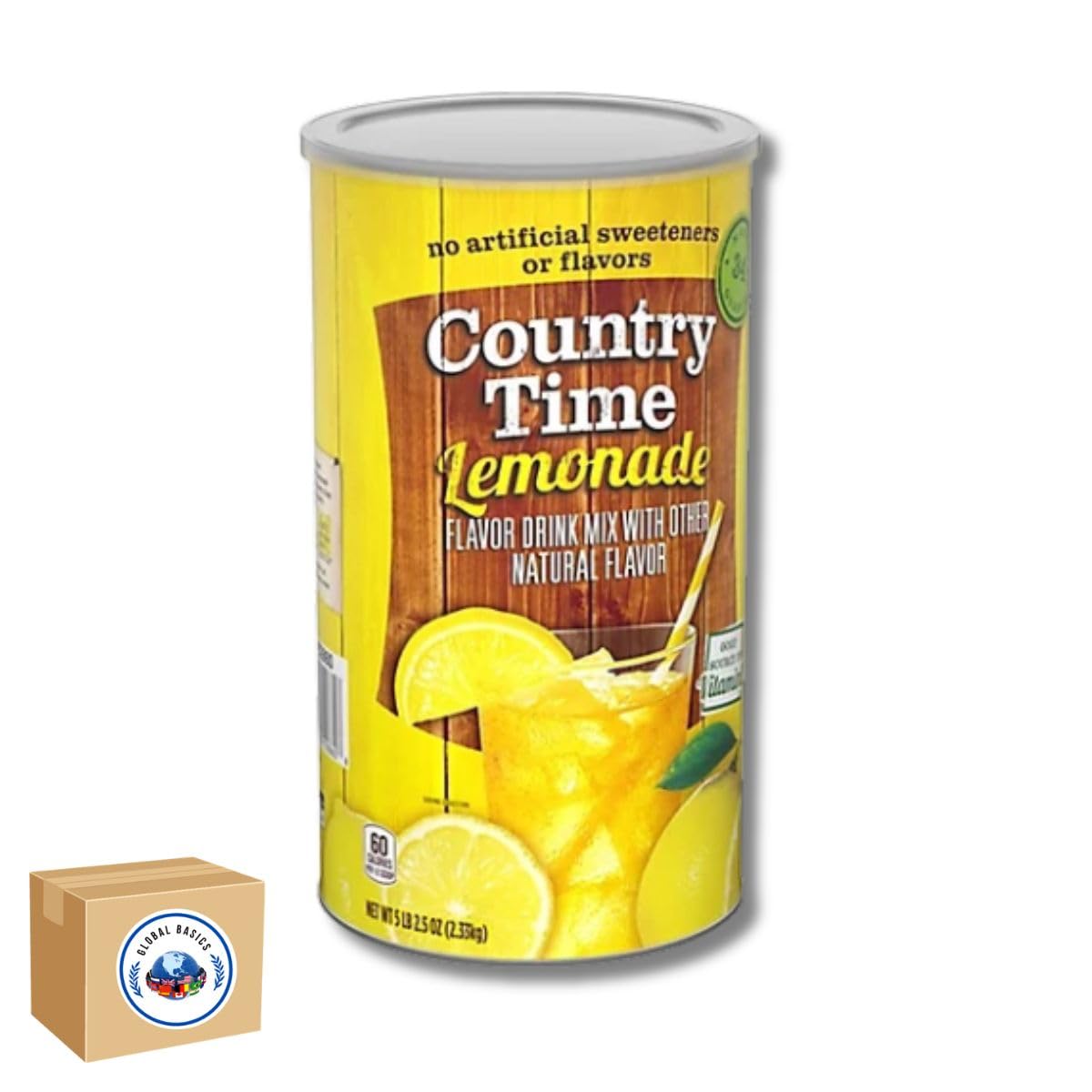 Amazon.com : Global Basics Country Time Lemonade Powdered Drink Mix | 1 ...