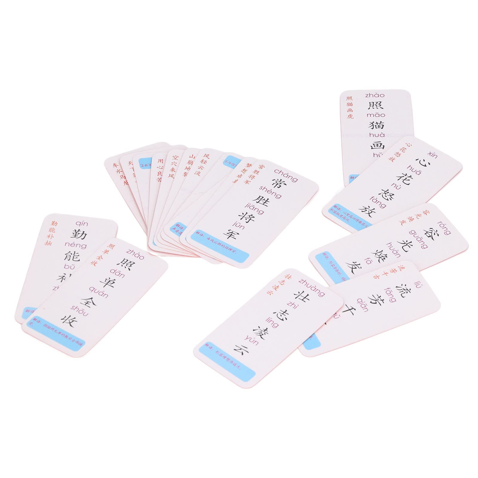 Buy Chinese Pinyin flashcards, 165 Sheets of Thick Paper Chinese ...