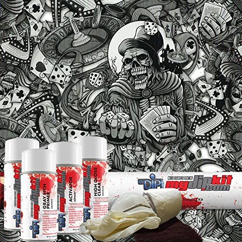 Amazon.com: Hydrographics Film Kit - MyDipKit - Water Transfer Printing ...