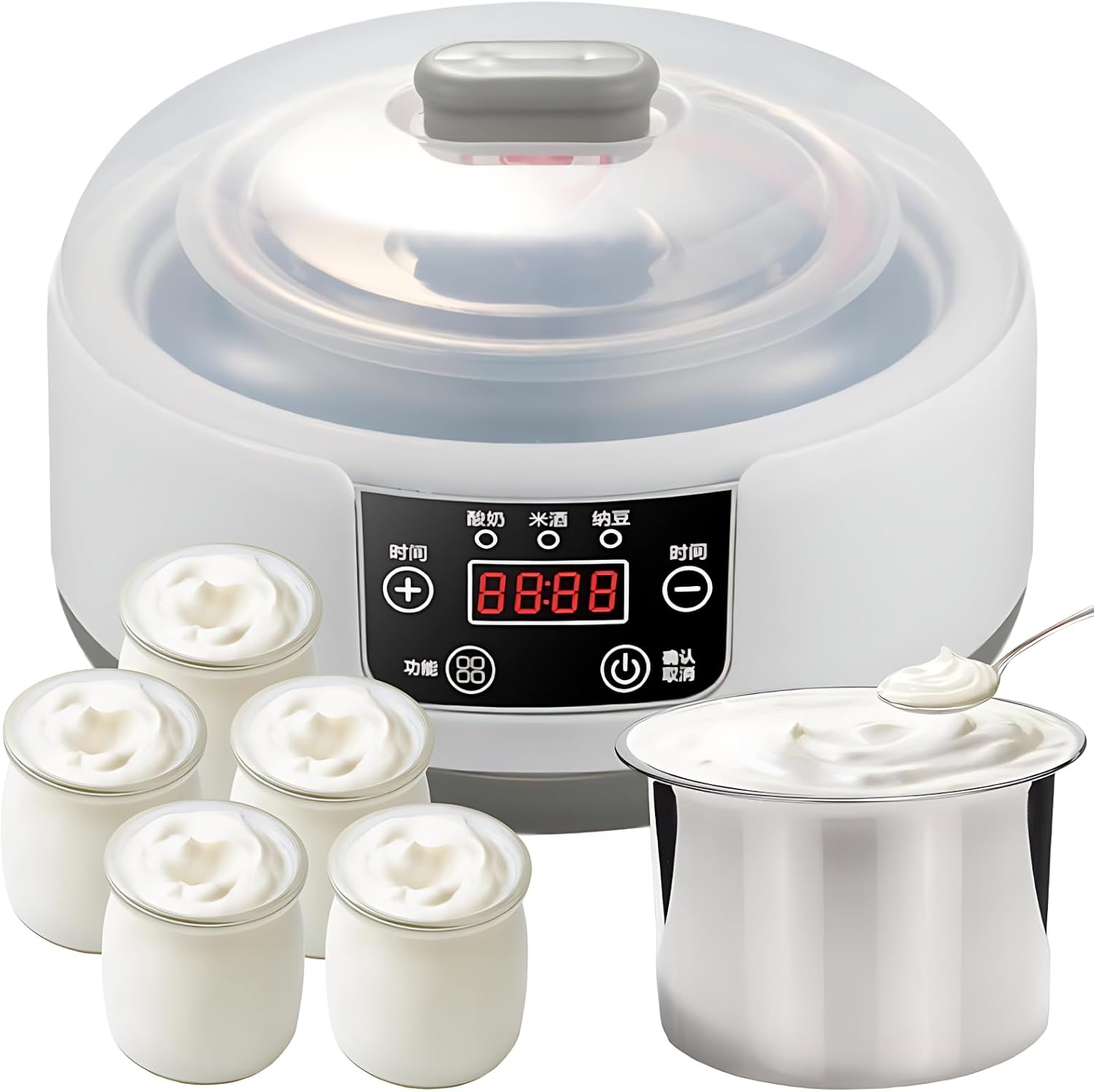 Amazon.com: Probiotic Yogurt Maker - 1000ML Multi-Function Electric ...