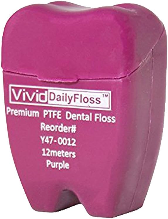 Amazon.com : Premium Flavored PTFE Dental Floss comes with color coded ...