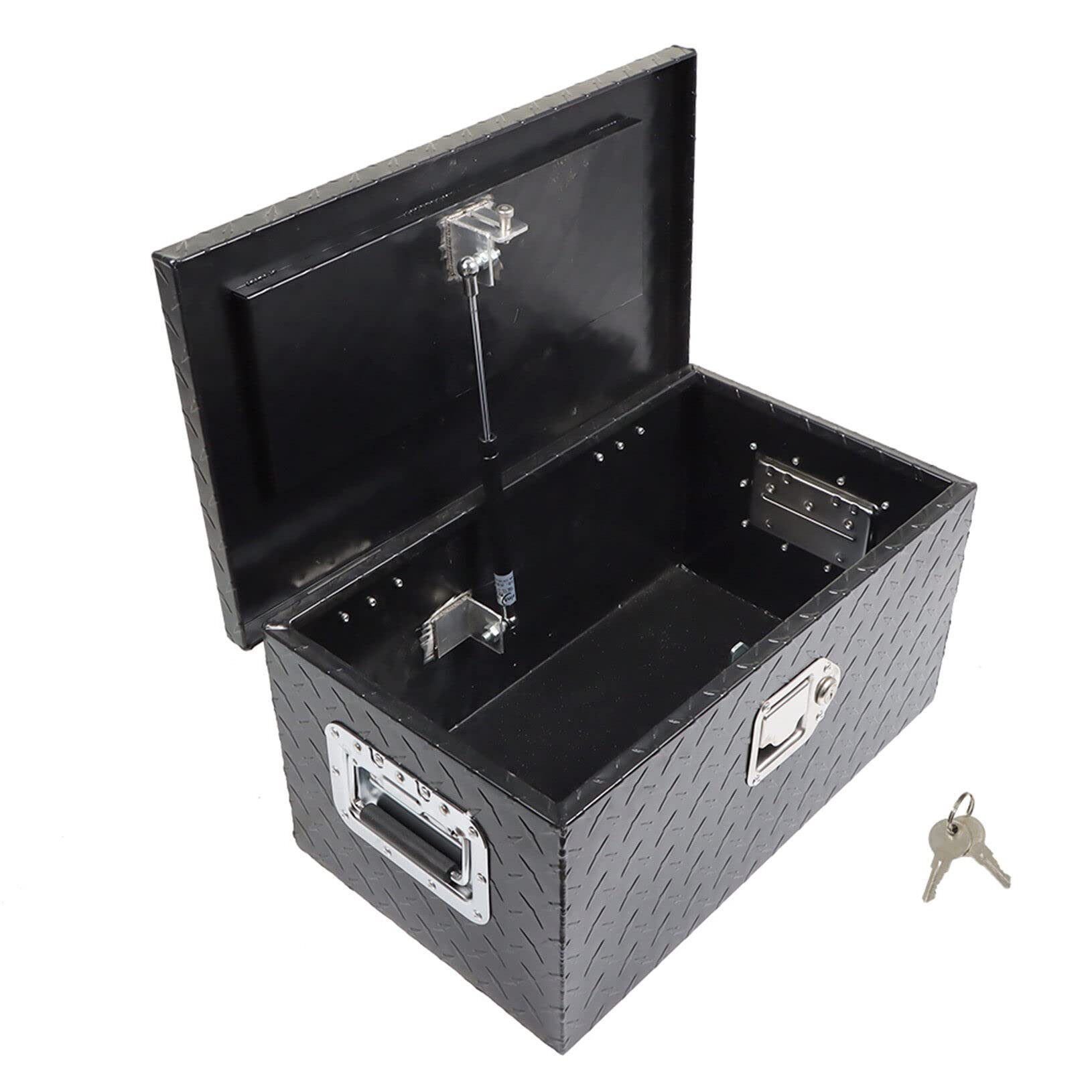 Amazon.com: LABLT 20 Inch Black Aluminum Diamond Plate Tool Box ...