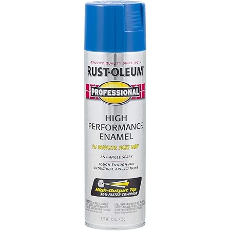 15 Oz Safety Blue Professional High Performance Enamel Spray 7524-838 ...