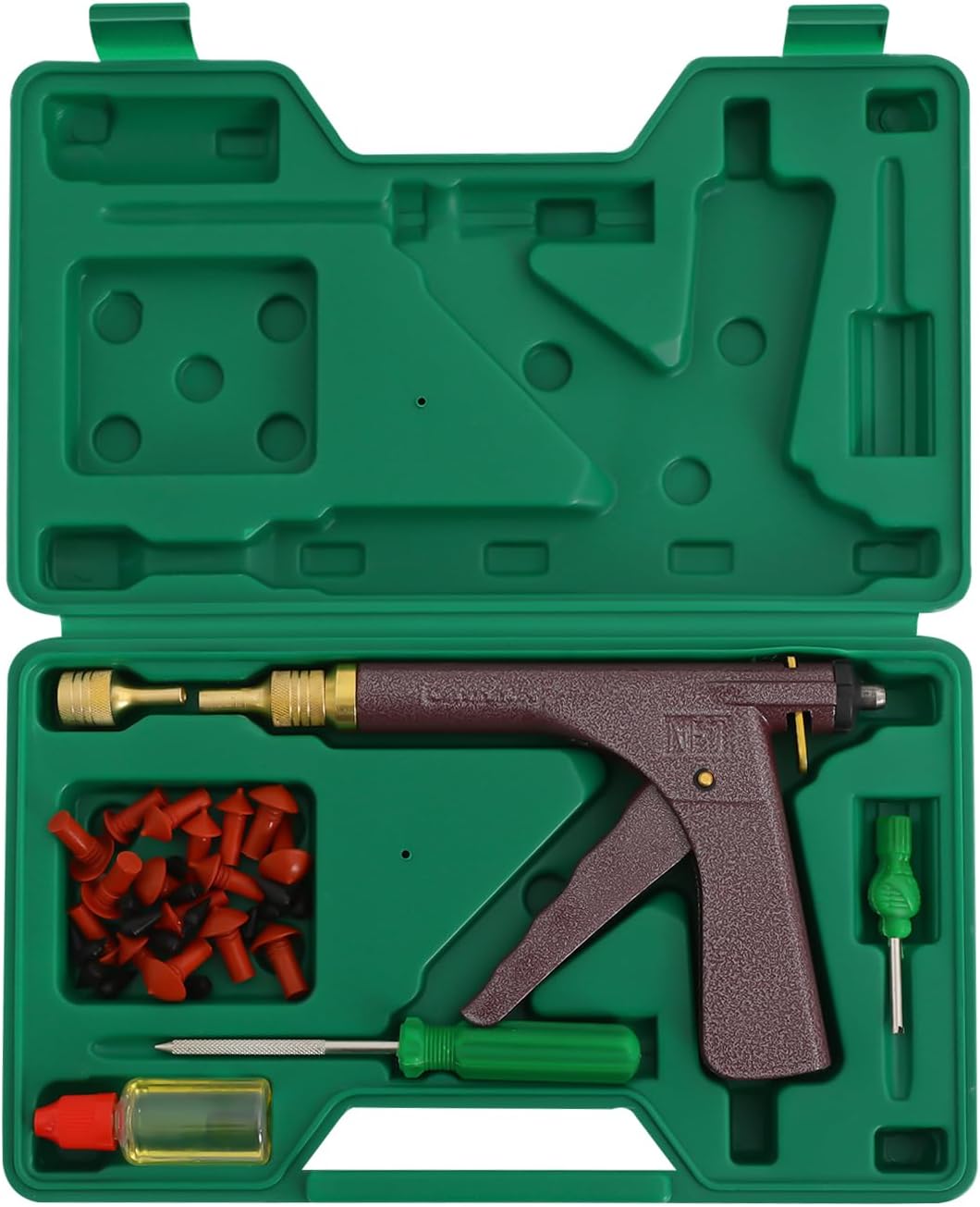 Amazon.com: Tire Plugger, 45 Steel Tubeless Tire Gun Puncture Repair ...