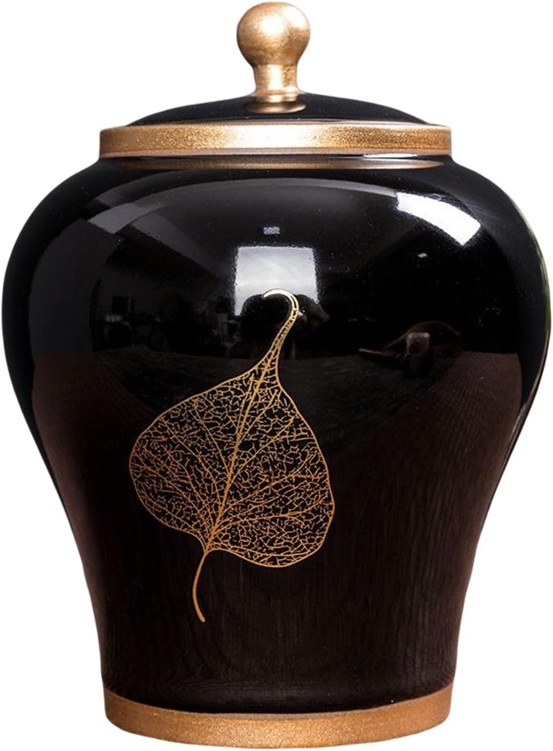 Amazon.com: Colcolo Portable Ceramic Ginger Jar Vase with Lid Can for ...