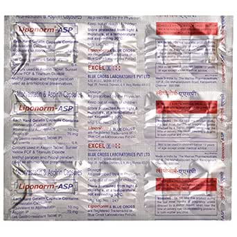 Liponorm-ASP - Strip of 15 Capsules : Amazon.in: Health & Personal Care