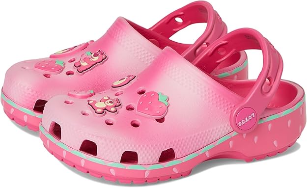 Amazon.com | Crocs Unisex Kid Toddlers Toy Story Classic Clog Lotso 5 ...