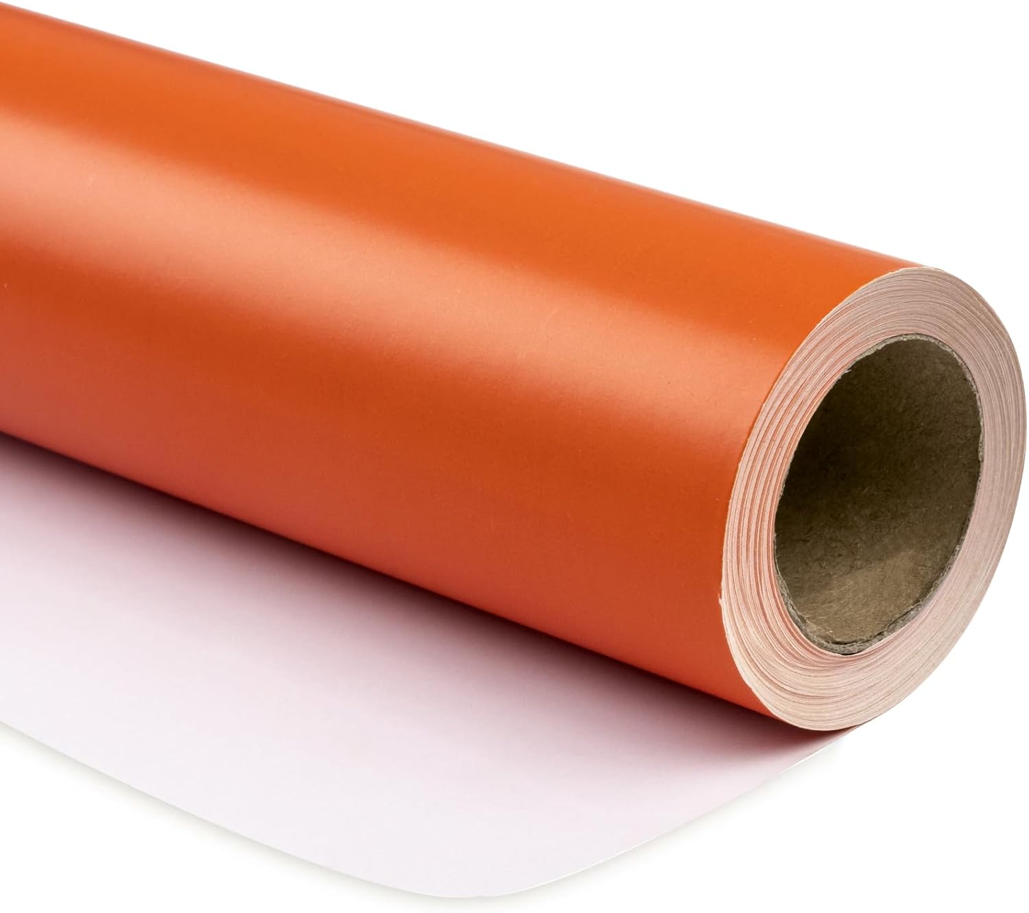 Amazon.com: RUSPEPA Orange Wrapping Paper Solid Color - Mini Roll - for ...
