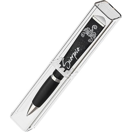 Amazon.com: ANINKABOVE Zodiac Sign Ballpoint Pen (1 Pen, 3-Sided ...