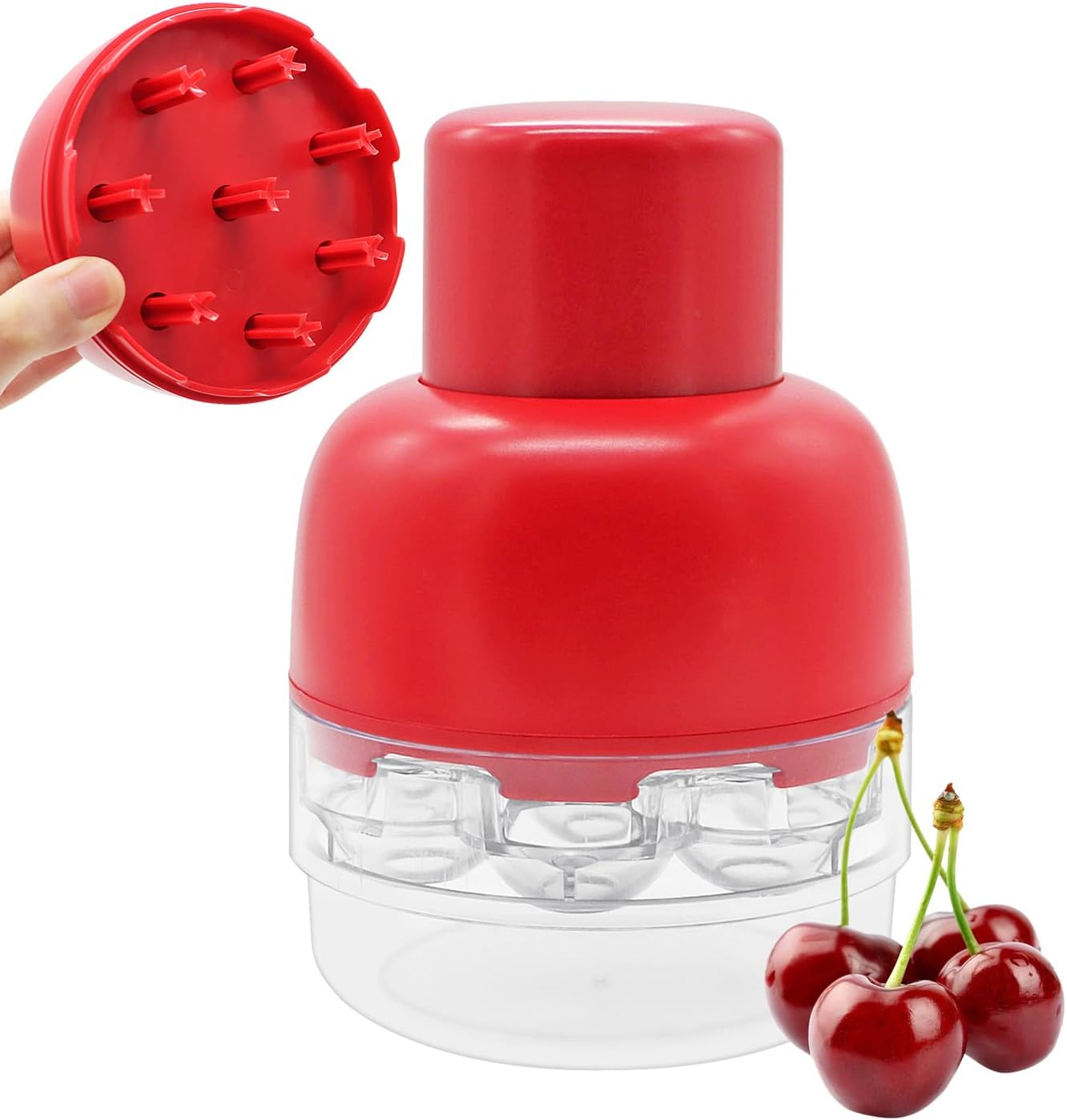 Aleker Cherry Pitter,Food Grade Plastic Cherry Stoner,Portable Stone ...