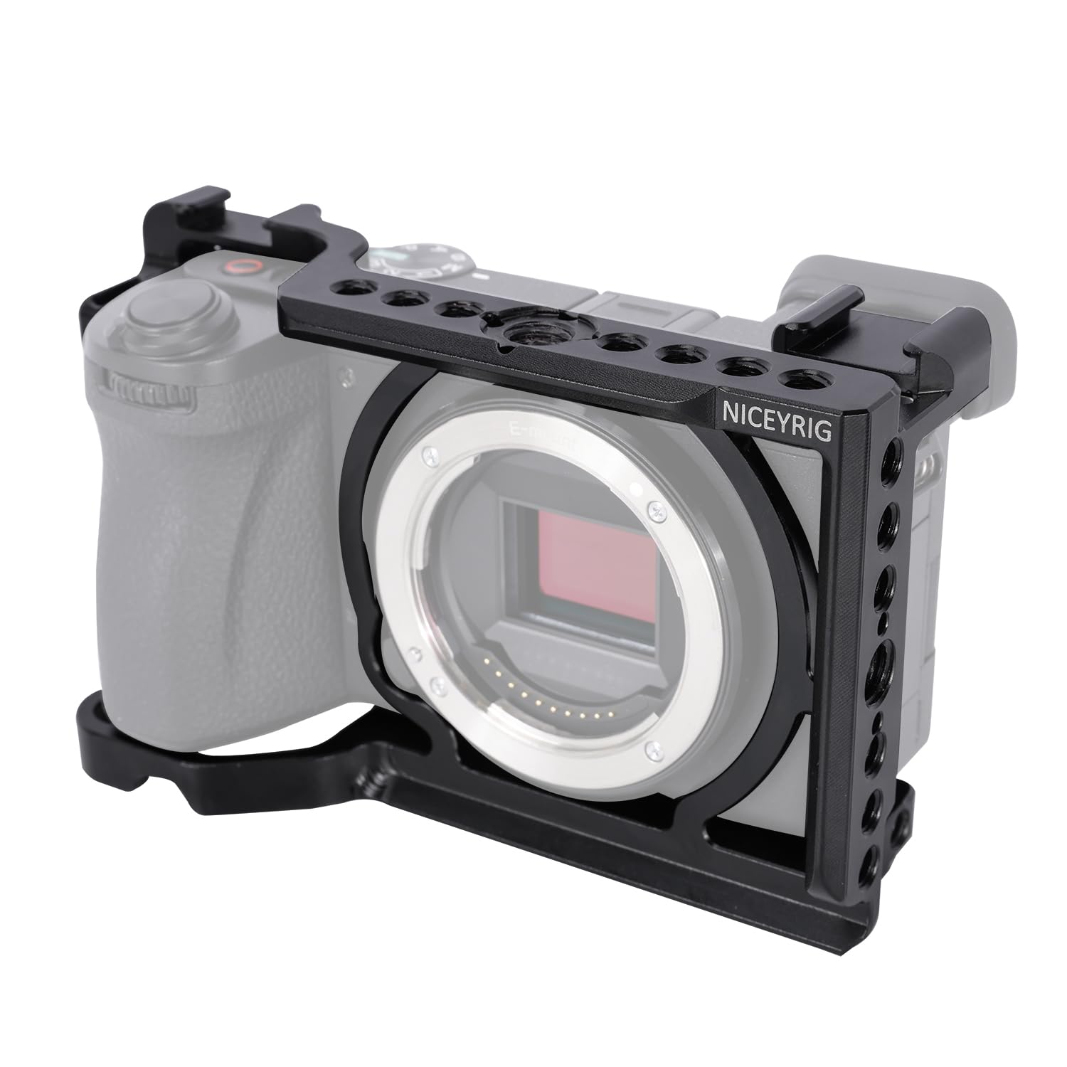Amazon.com : NICEYRIG Cage for Sony Alpha A6700 Mirrorless Camera, with ...