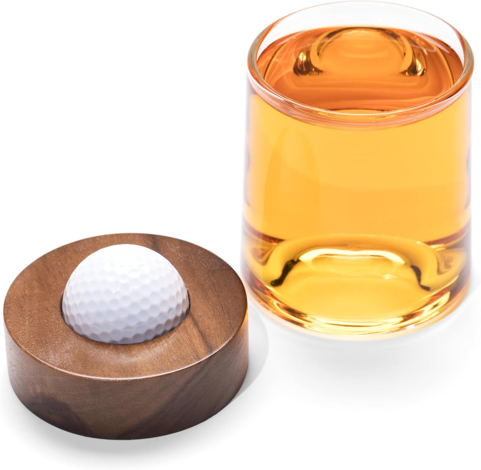 Amazon.com | Personalized golf ball coaster and whiskey glasses and ...