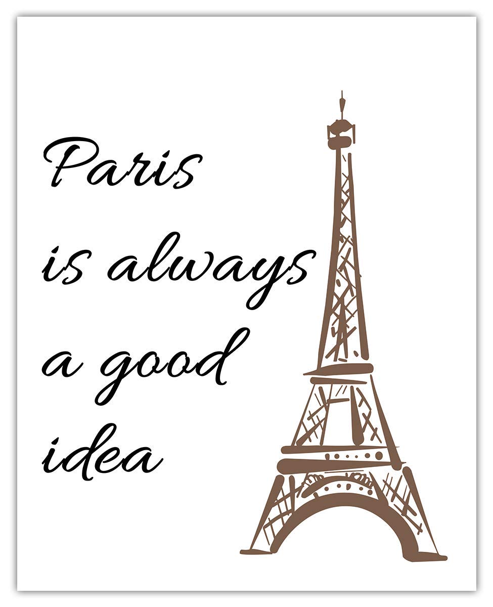 Amazon.com: Motivational Wall Art Office Decor for Men & Women: "Paris ...