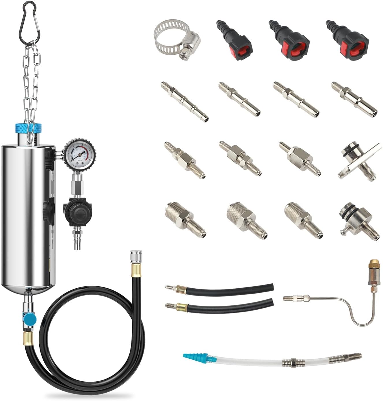 Amazon.com: LINXINO Fuel Injector Cleaner Tool Kit,C80 Disassembly-Free ...