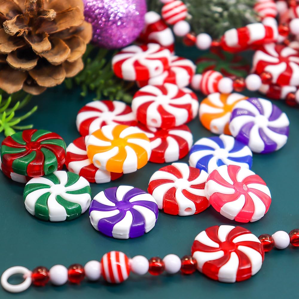 Peppermint Christmas Centerpiece Craft Primitive Peppermint Sticks