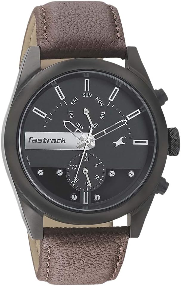 Fastrack Black Dial Analog Watch For Men -NR3165NL01: Buy Online at ...